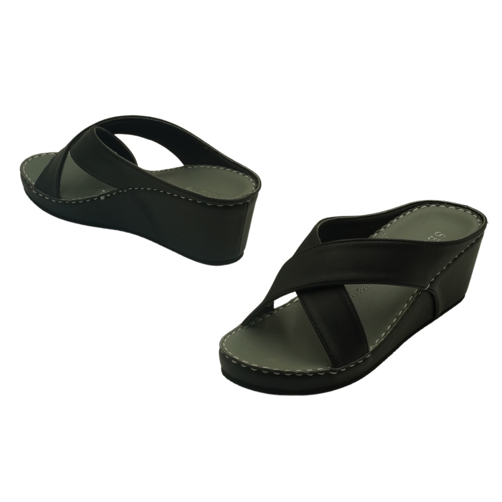 รองเท้าส้นตันเพื่อสุขภาพ คอมฟอร์ทใส่บาย พื้นนิ่มมาก กันลื่นอย่างดี ...