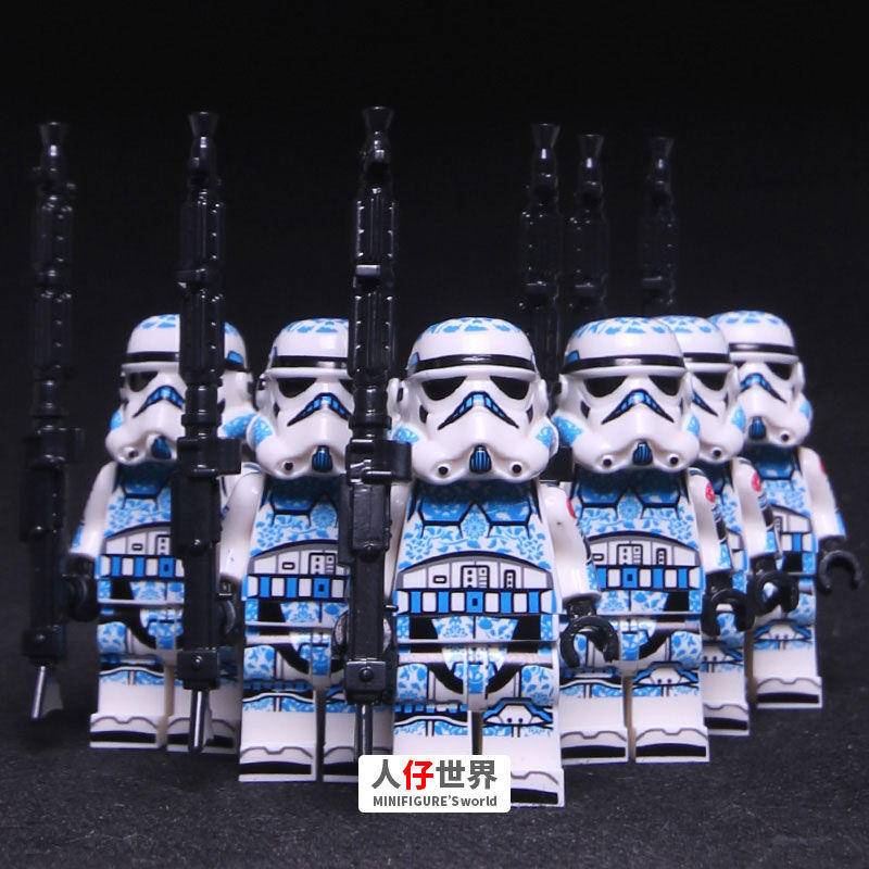 LOLE Building Block รูป Star Wars Red Sith Stormtrooper Building Block ...