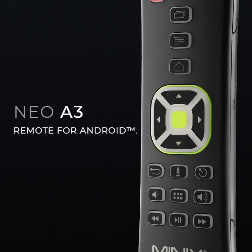 Minix NEO A3 Remote with Keyboard รีโมทไร้สาย 2.4GHz พร้อมคีย์บอร์ด ...