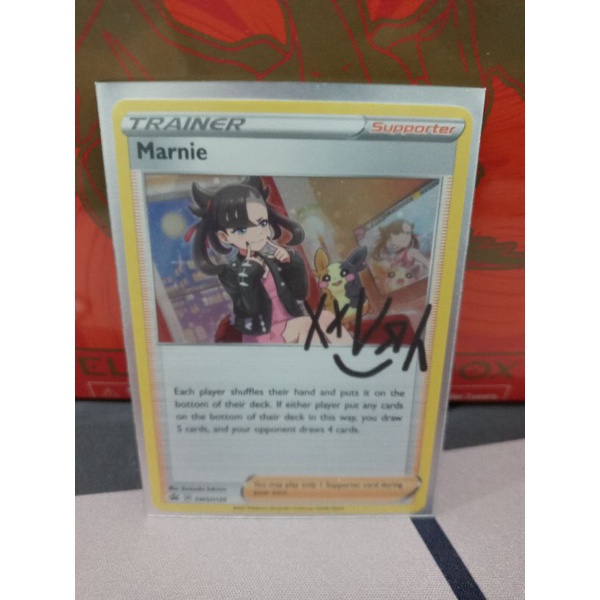 Pokemon Card "Marnie Holo Promo Card SWSH120" ENG | Shopee Thailand