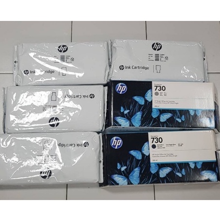 HP 730 300-ml Yellow Cyan Magenta Matte Photo Black DesignJet Ink ...