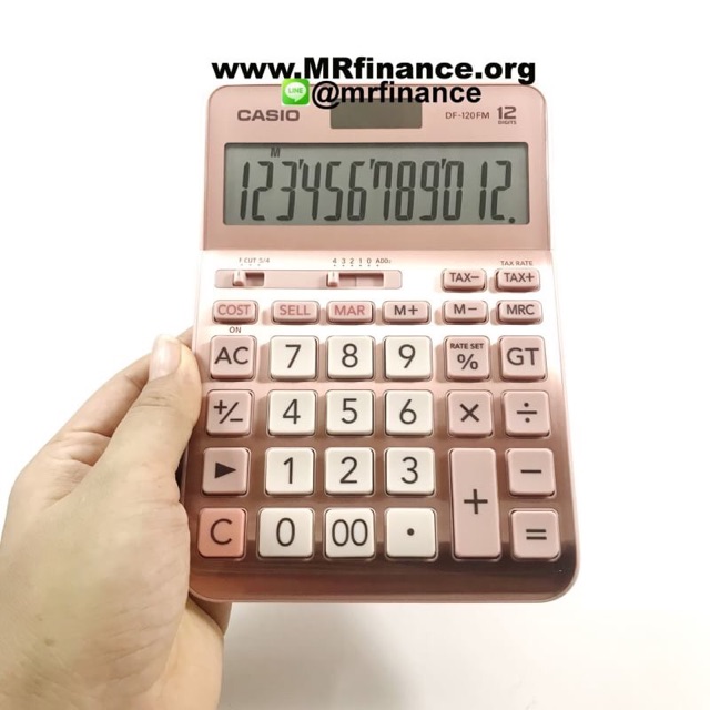 Casio DF-120FM PK ของใหม่ ของแท้ - mrfinance - ThaiPick