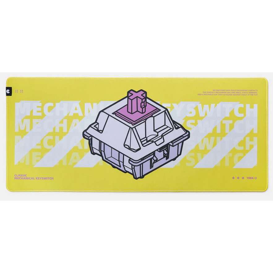 แผ่นรองเมาส์ ลาย สวิตช์คีย์บอร์ด Mechanical Switch Mousepad ผิว Speed - 7uytonl8bk - ThaiPick