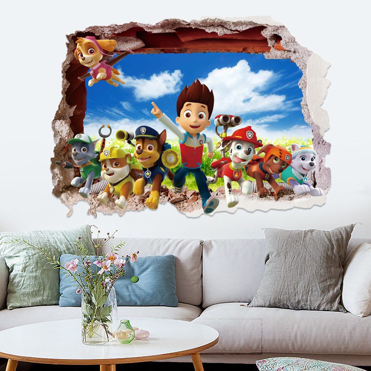 Wang team stickers children วัดความสูงสติ๊กเกอร์ติดผนังในตัว 3D ...