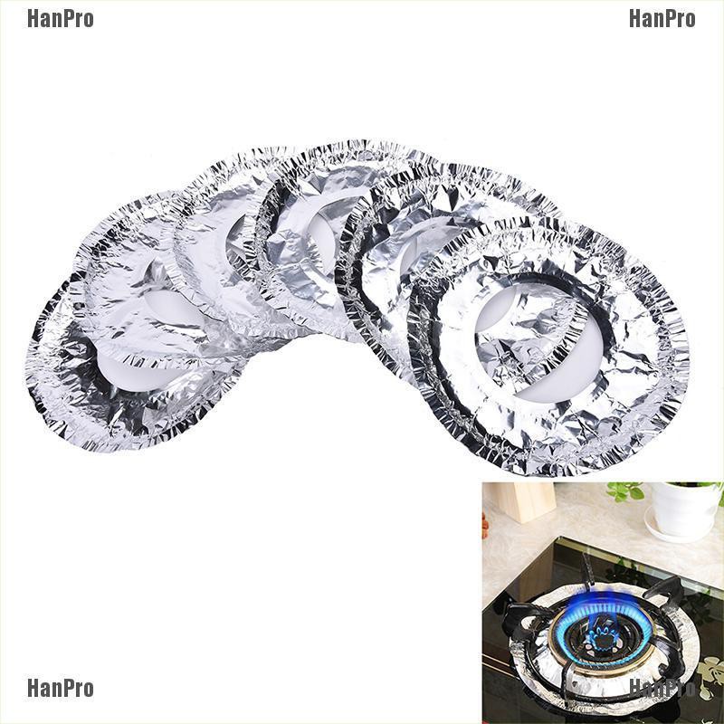 HanPro,10/20/30 Pcs Aluminum Foil Square Gas Burner Disposable Bib ...