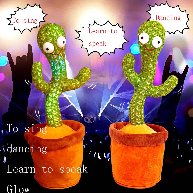 dancing cactus toy speaking 120 with musical light tiktok 2021 english ...