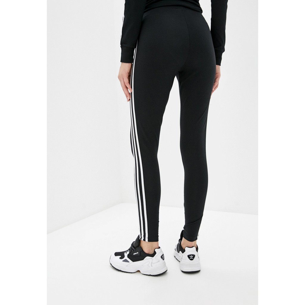 [โค้ด MARROO ลด 80] adidas Adicolor 3-Stripes Leggings สีดำ FM3287 ...
