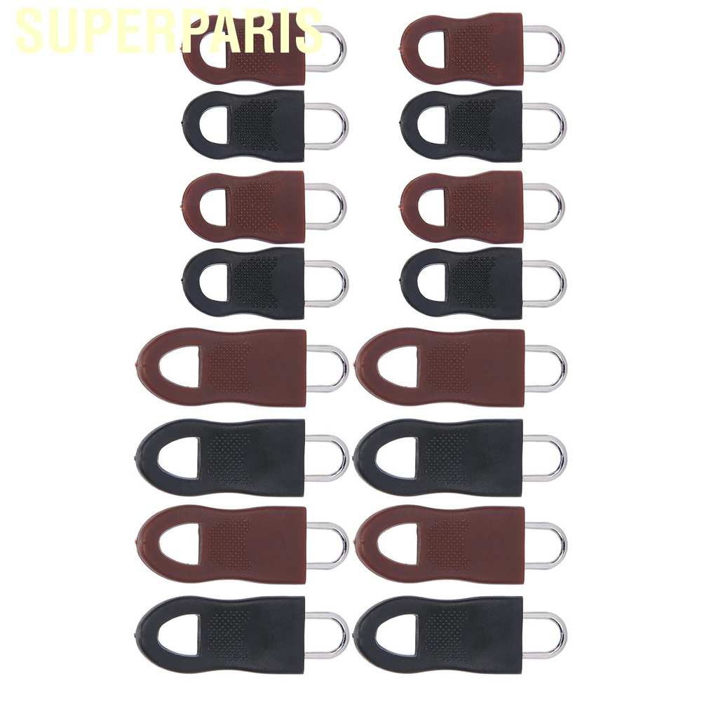 Superparis Detachable Zipper Pull Tag Kit Rubber Fixer Puller Tab Bag ...