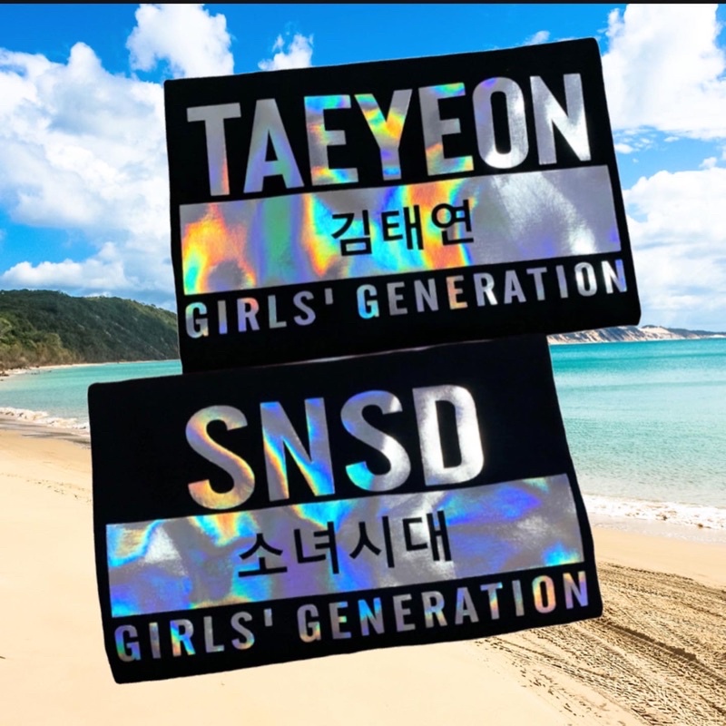 SNSD t-shirt Hologram Gold - myultraman - ThaiPick