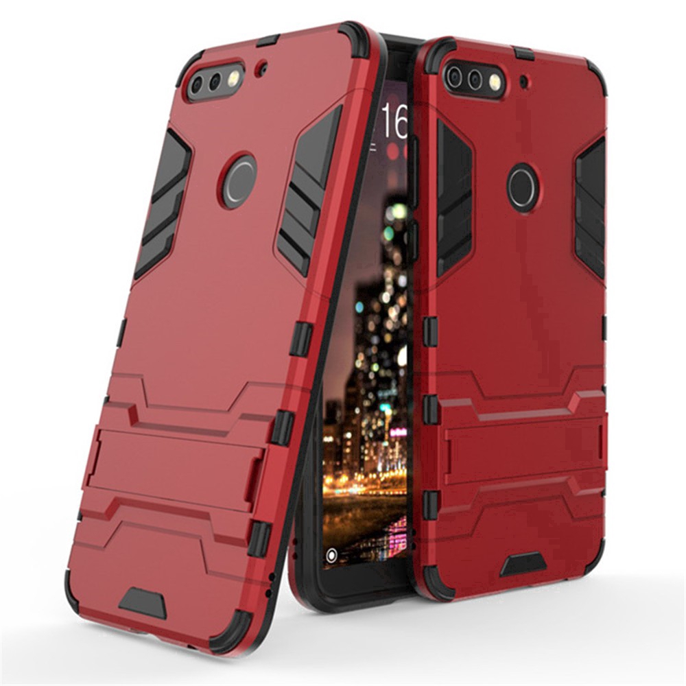 ยืนผู้ถือ Case Huawei Honor 7C Nova 2 Lite Y7 Prime 2018 เคสแข็ง เคสมือ ...