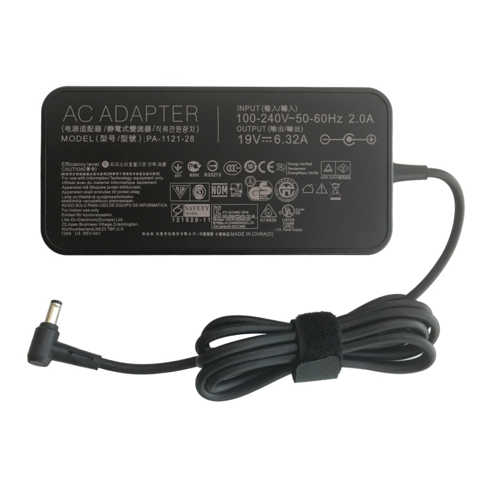 Genu 19V6.32A 120W เครื่องชาร์จแล็ปท็อปสำหรับ Asus ROG Strix GL753VD ...