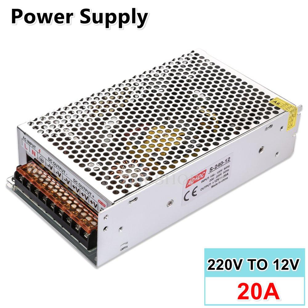 Switching Power Supply 12V 20A ราคาถูกคุณภาพดี | Shopee Thailand