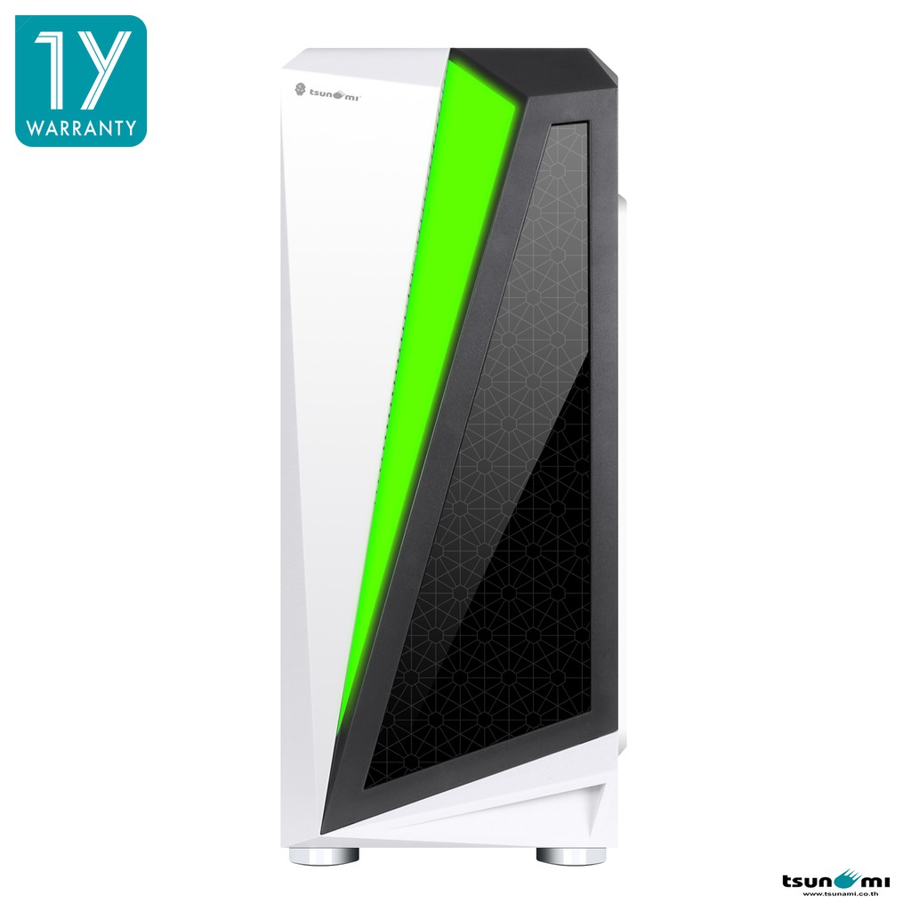 เคสคอมพิวเตอร์ Tsunami Galaxy G10 RGB ATX Gaming Case (with Tempered ...