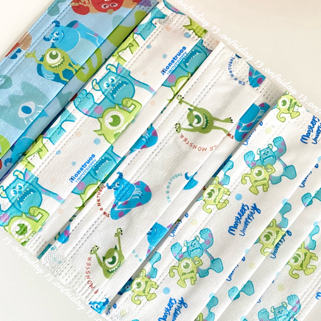 โปรแรง นำเข้าจากญี่ปุ่น Monster INC. Mask แพ็ค 5ชิ้น - summer.jt - ThaiPick
