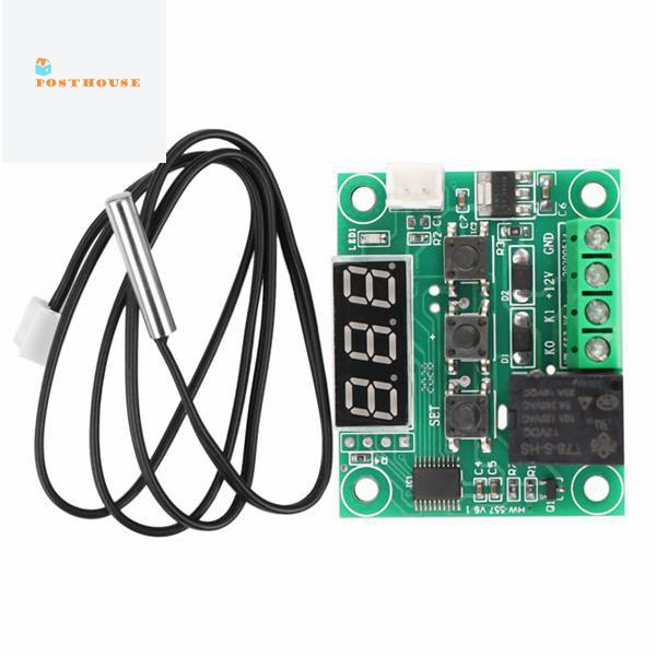 12V Digital Module Red Temperature LED Controller Thermostat Controller ...