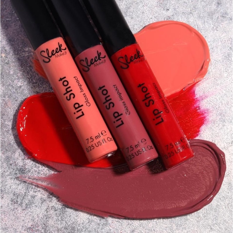 แบรนด์แท้ Sleek Lip Shot ลิปกลอสสาวปากแห้งต้องมี️ สีสวยแน่นสุด ...
