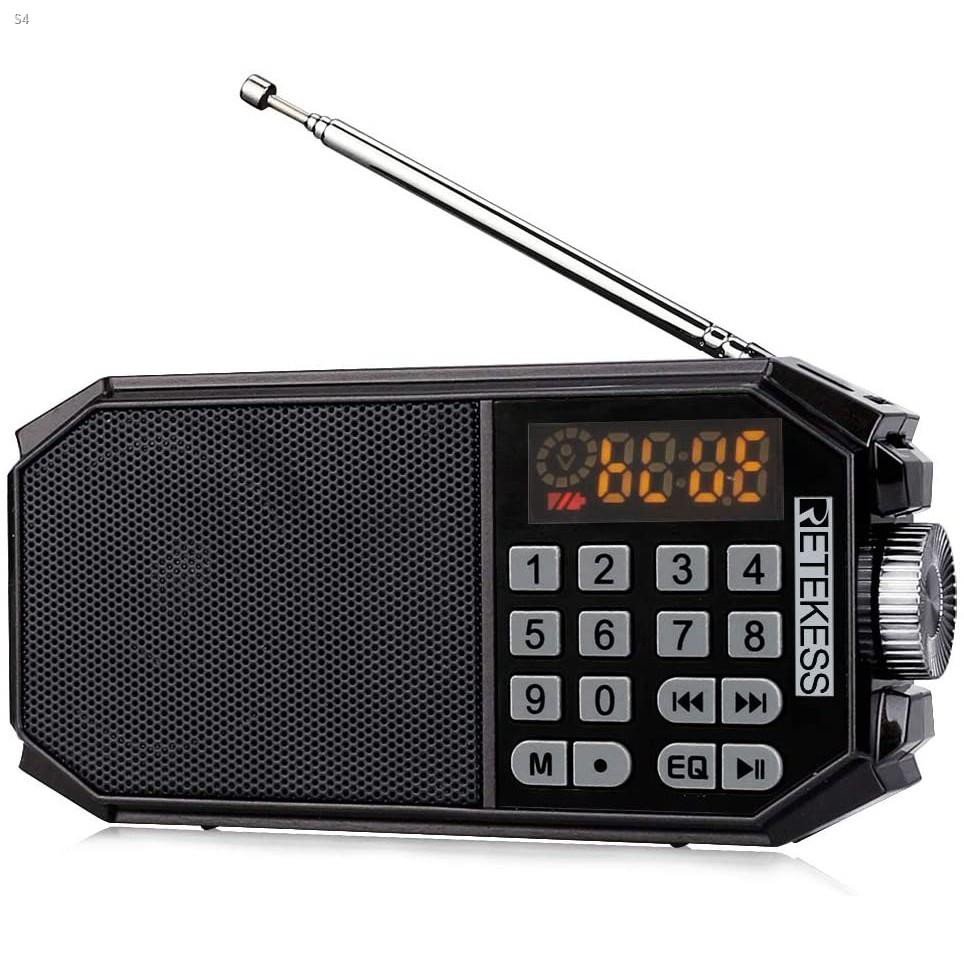 【Best-selling】☂Retekess TR610 Portable FM Radio Speaker Digital FM ...