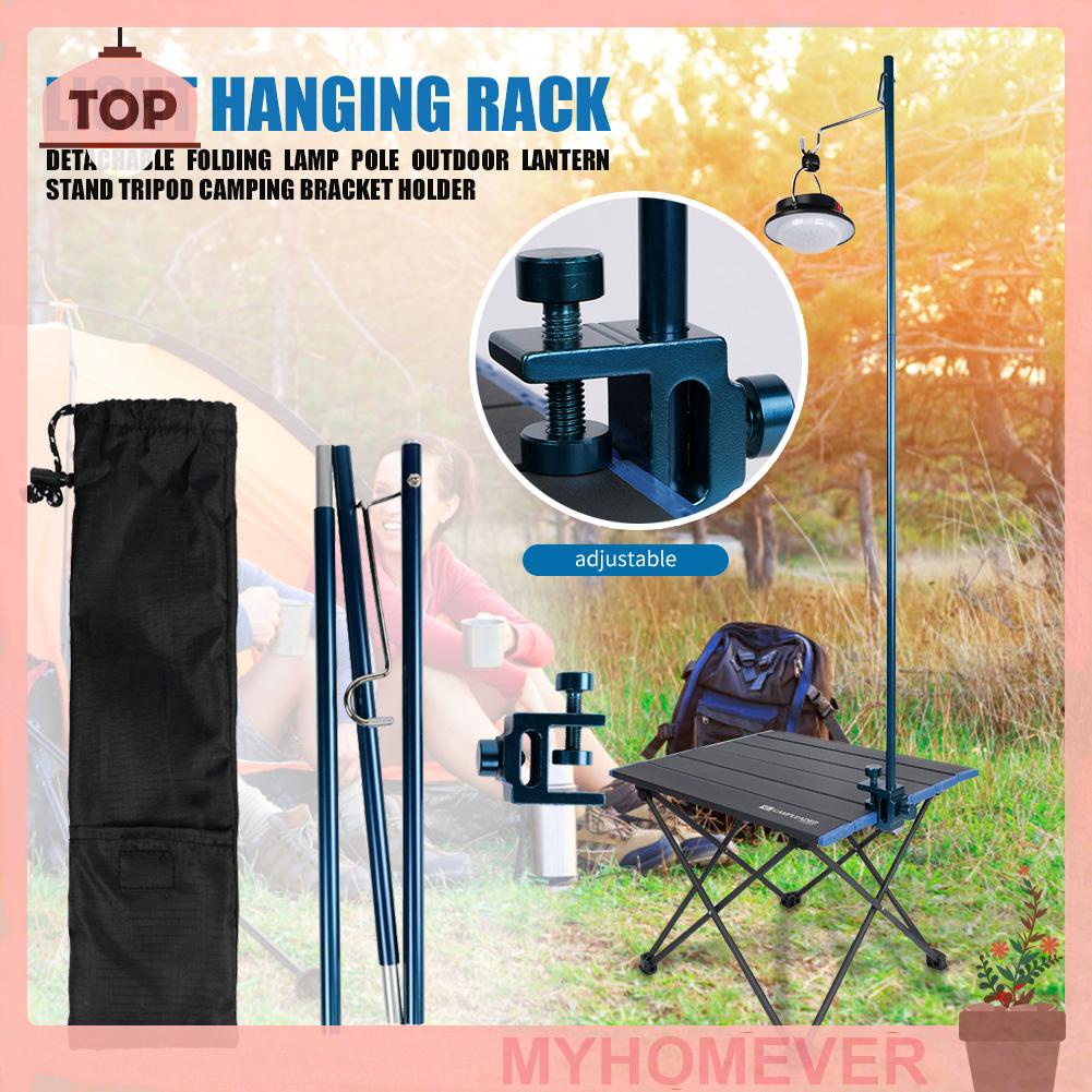 Foldable Lamp Hanger Holder Outdoor Camping Picnic Lantern Stand ...
