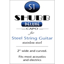 คาโป้ SHUBB รุ่น Deluxe Stanless Steel - S1 - fadeinguitarshop - ThaiPick