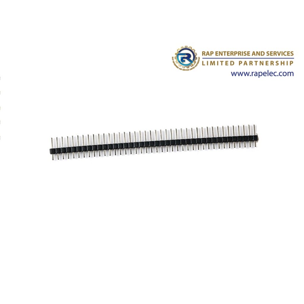 Single Row Header 2.54mm 40 Pin Male Single Row Pin Pitch Header Strip ...