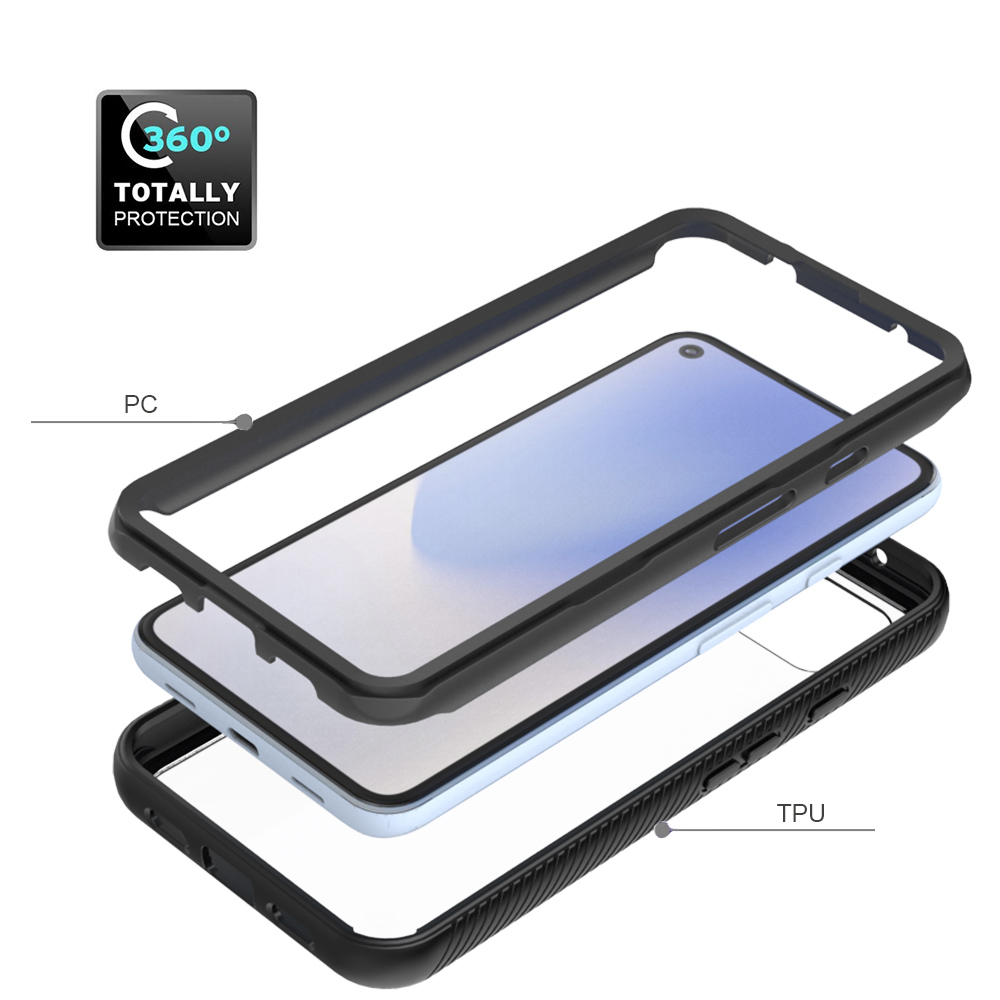 Google Pixel 5 Pixel 4a 5G 4G Full Body Clear Transparent Bumper ...