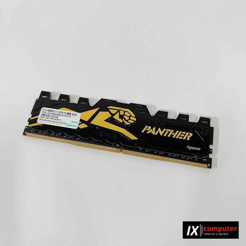 แรม Apacer RAM DDR4(2666) 8GB Panther-Golden ของใหม่ประกัน Lifetime - npmcomputer - ThaiPick