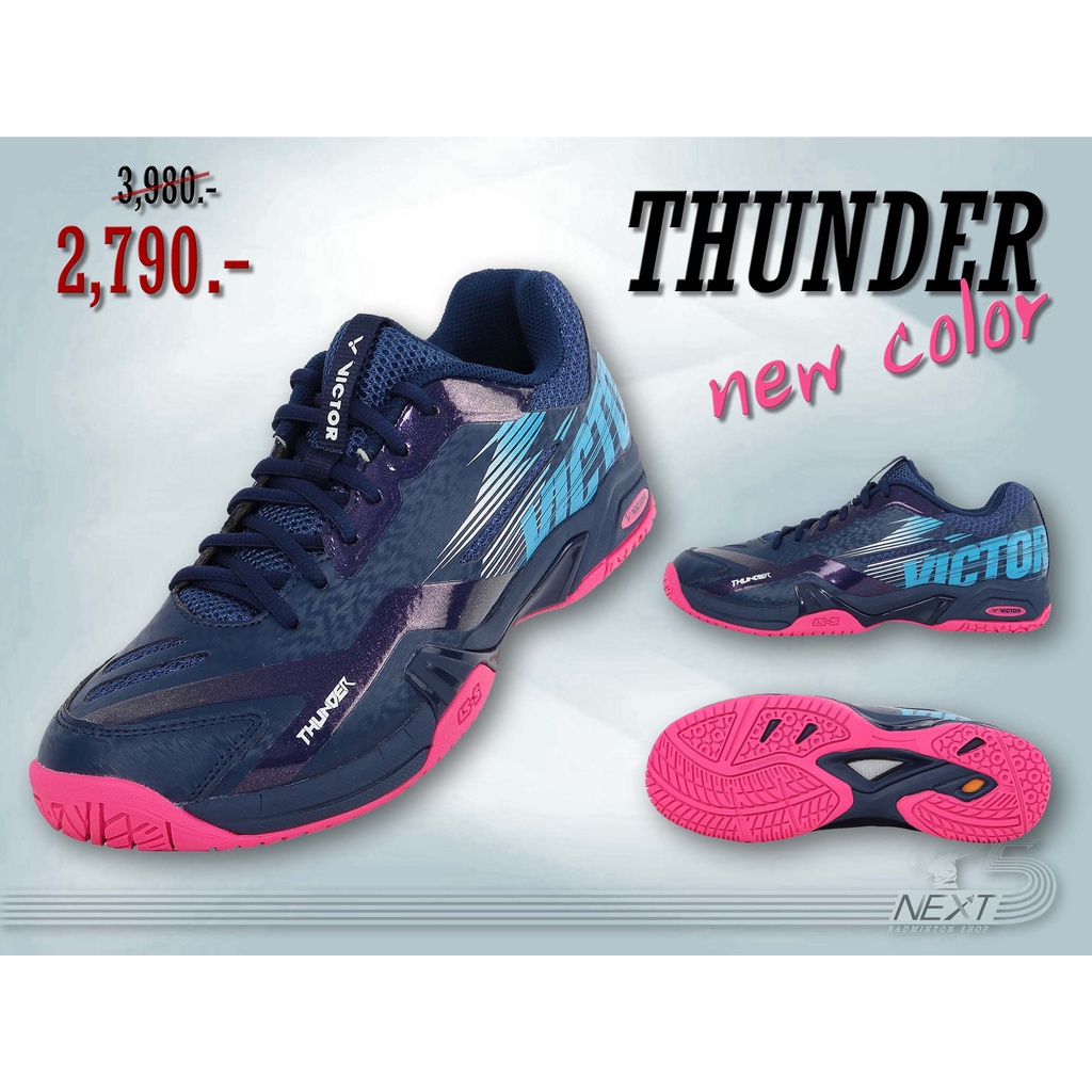 VICTOR รองเท้ากีฬาแบดมินตัน รุ่น THUNDER B - next5badmintonshop - ThaiPick