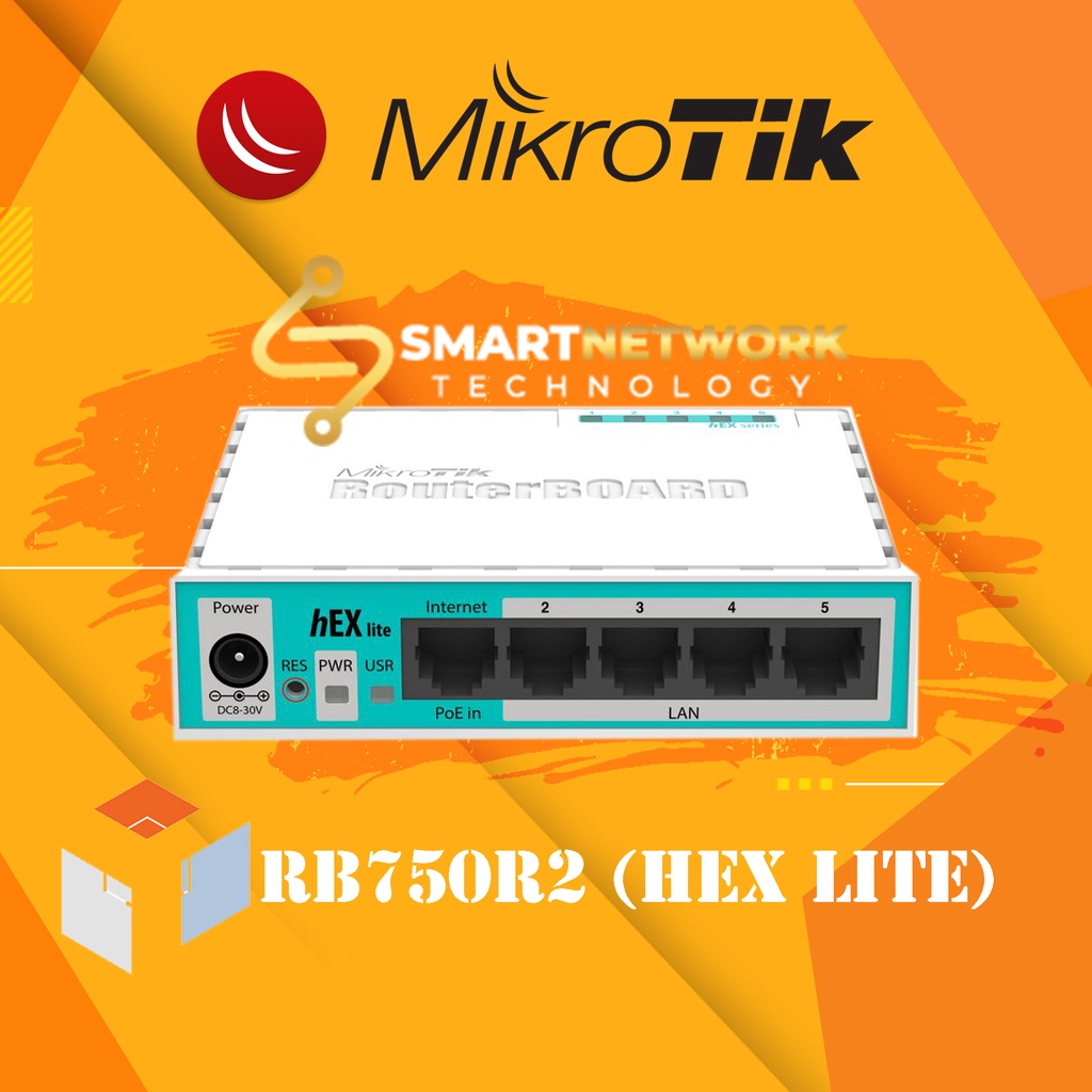 Mikrotik Rb750r2 Hex Lite Shopee Thailand