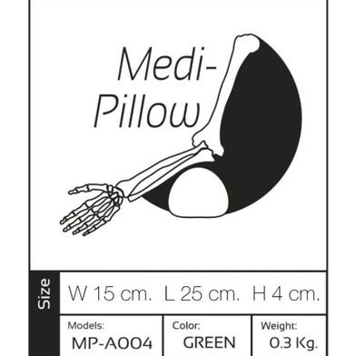Medi-Pillow หมอนรองแขนเจาะเลือด MP-A004 กว้าง 15 ยาว 25 สูง 5 (cm ...
