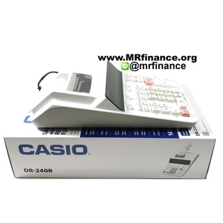 Casio DR 240R เครื่องคิดเลขพิมพ์กระดาษคาสิโอ ของใหม่ ของแท้ ประกันศูนย์ 2 ปี | Shopee Thailand