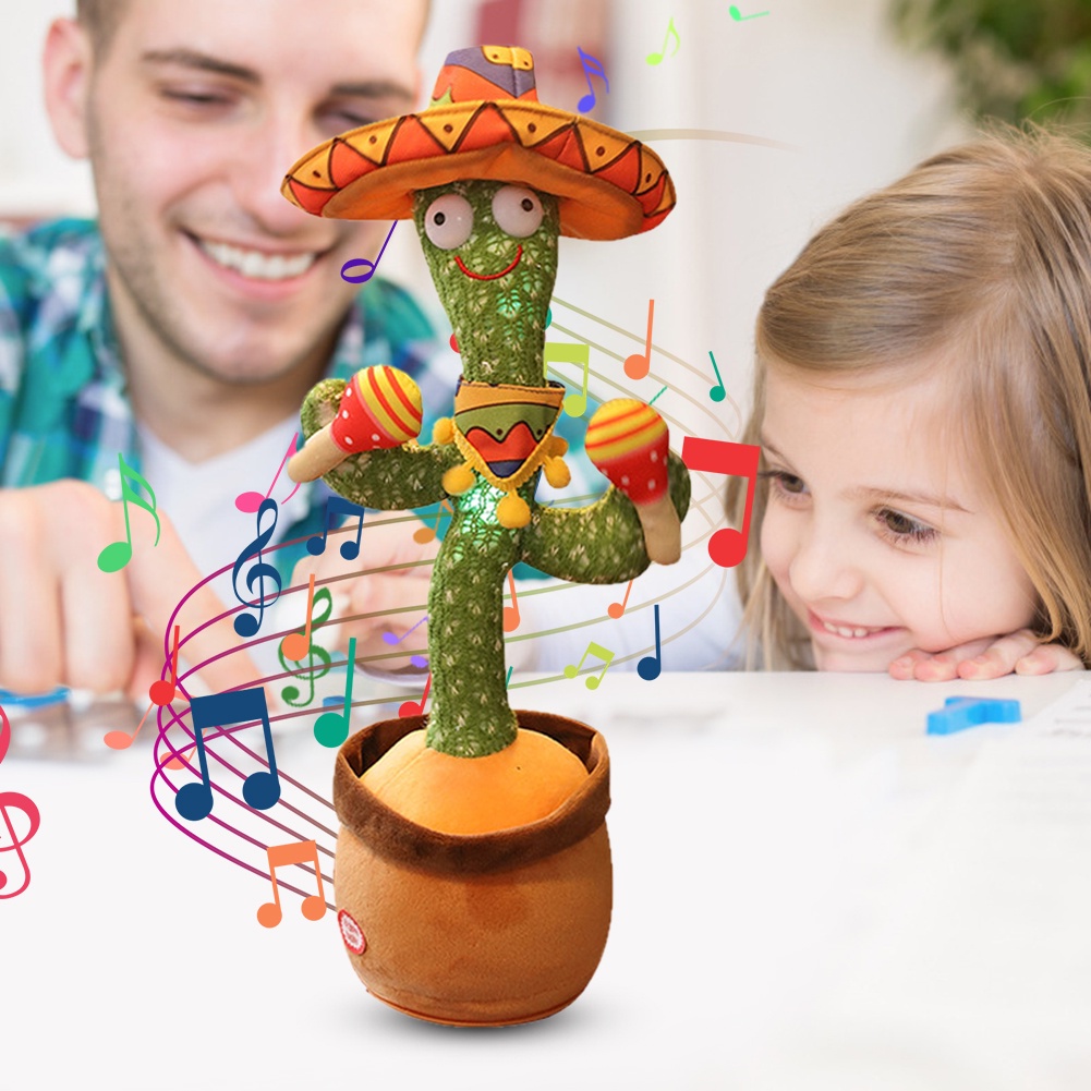 ของเล่นตุ๊กตา Dancing Cactus Toys Doll Electronic Cactus Toys Dancing ...
