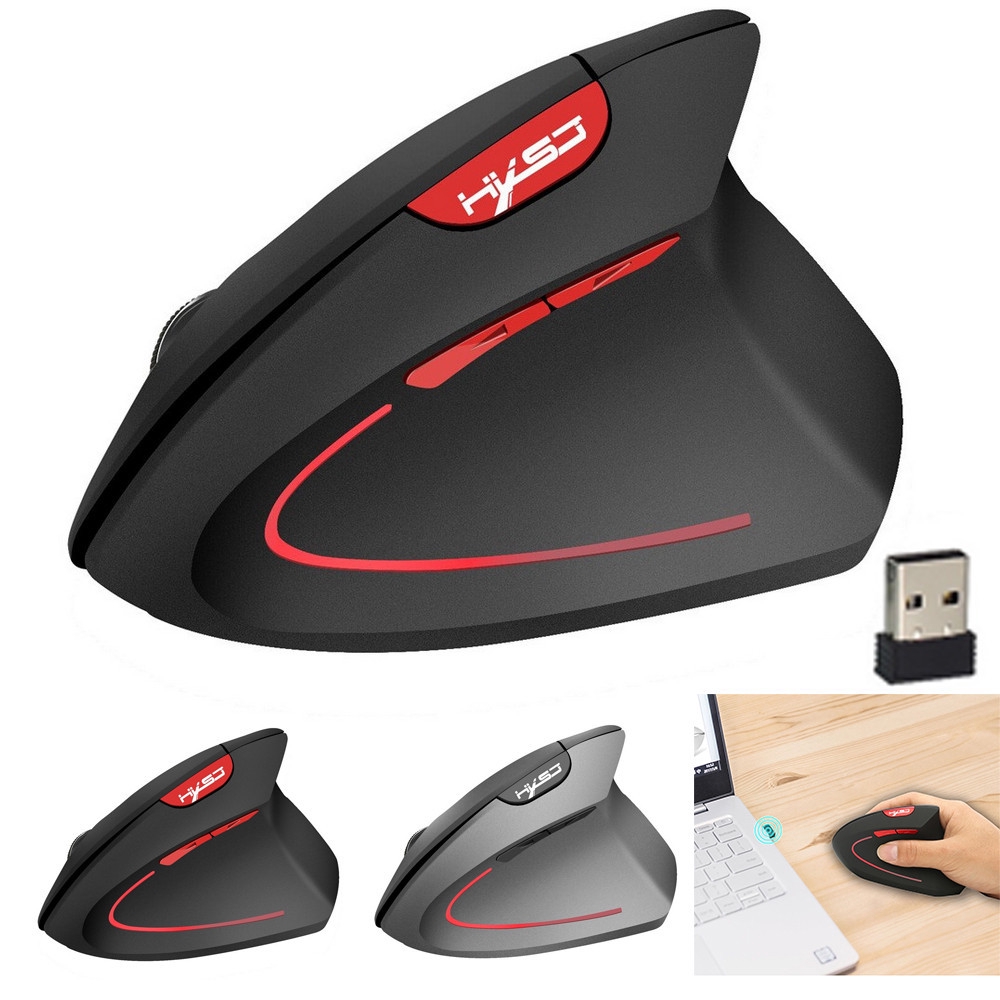 chronicWireless Mouse 2.4GHz Game Ergonomic Design Vertical Mouse ...