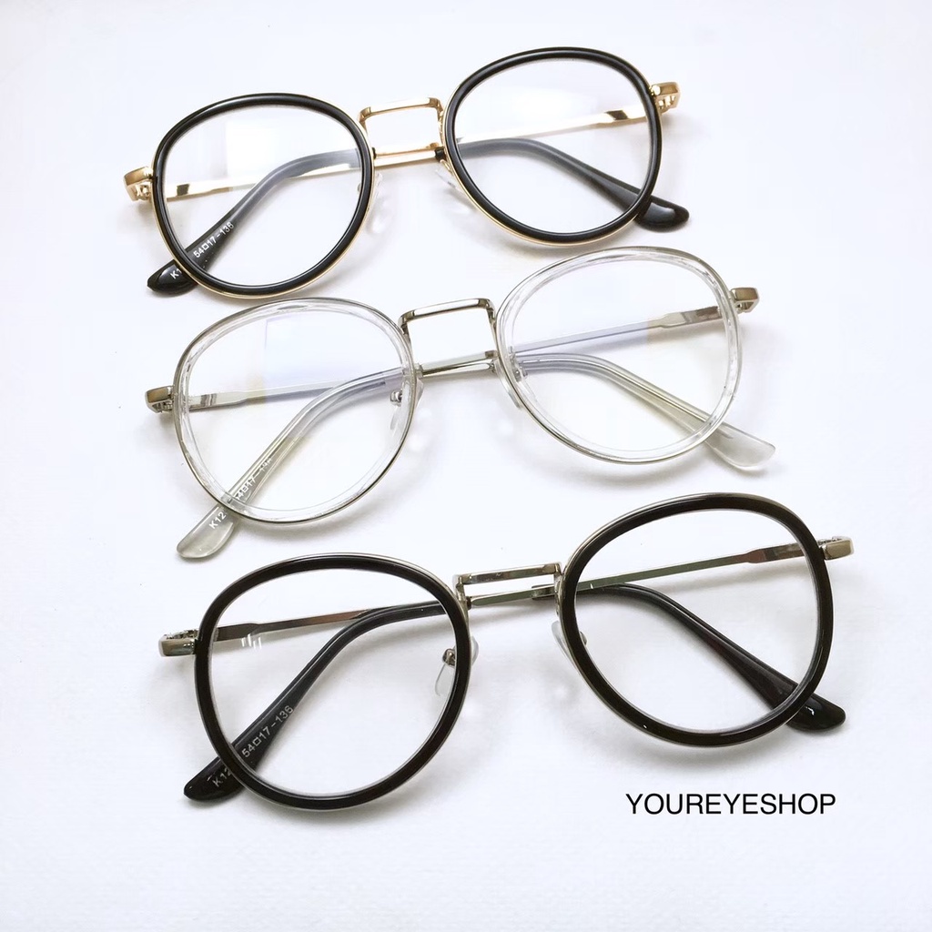 แว่นสายตาสั้น กรอบสวย ทรงอินเทรน รุ่น 1237 D1GY - wg2kzg_vtf - ThaiPick
