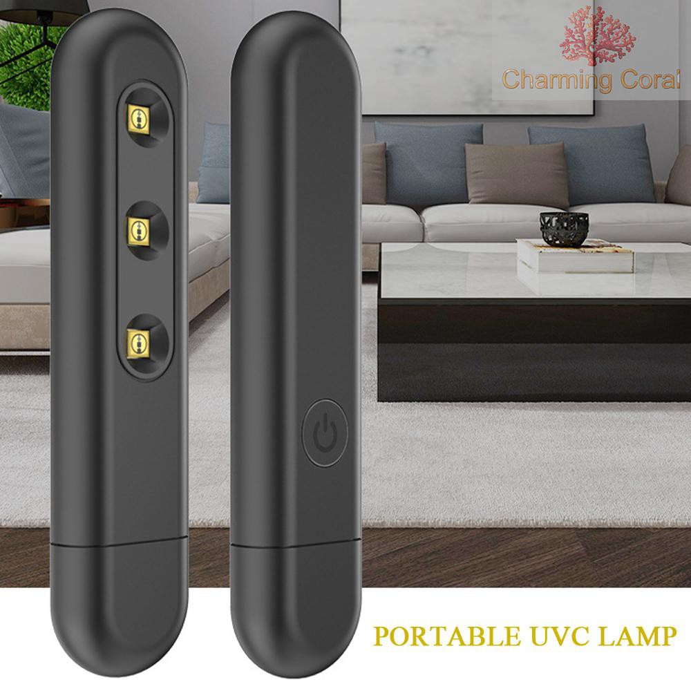 CHAR Mini UVC Lamp Portable UVC LED Sterili-zer Dis-infector USB ...