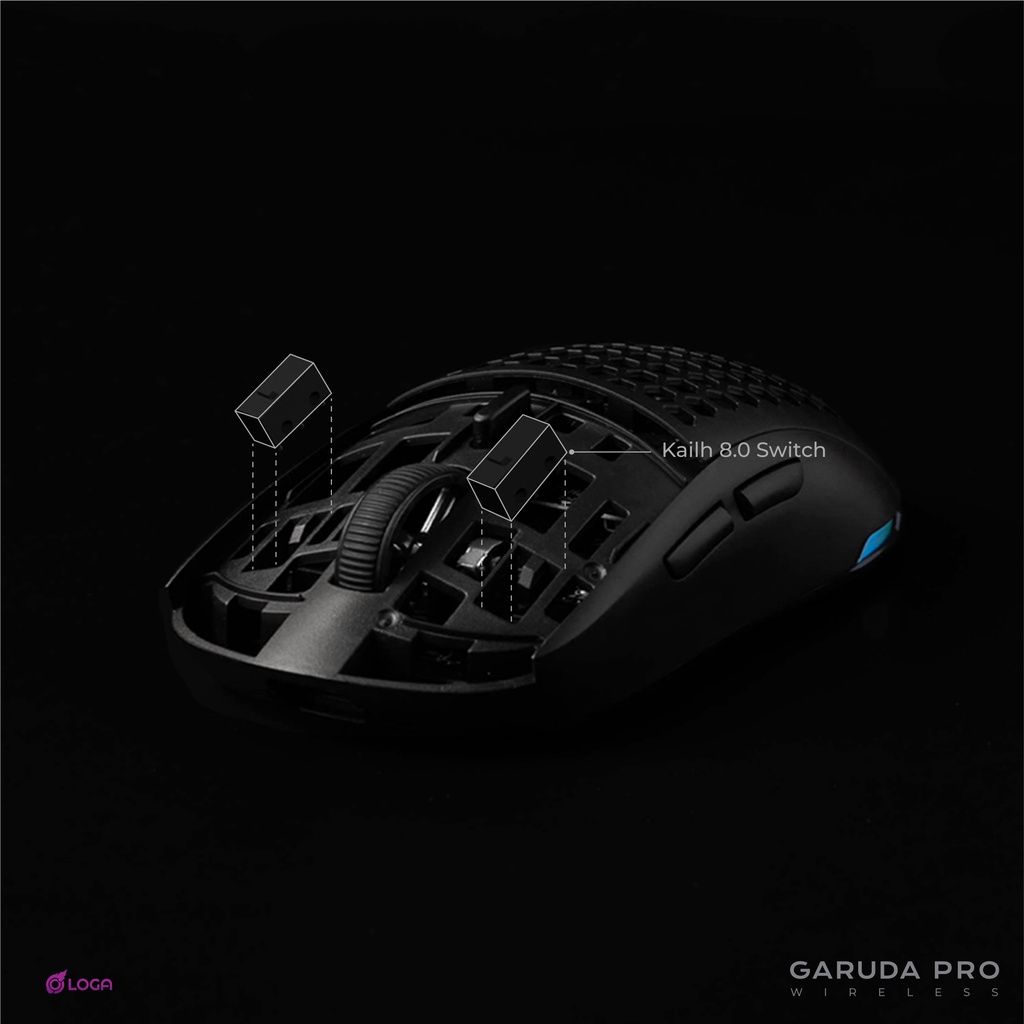LOGA Garuda PRO wireless gaming mouse - logathailand - ThaiPick