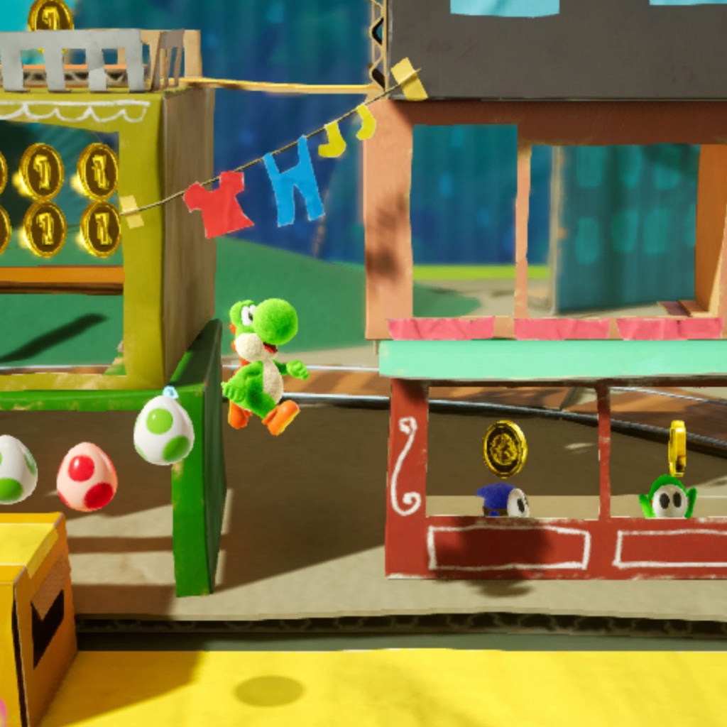 nintendo switch yoshis crafted world ( english ) zone 2 zone 1 ...