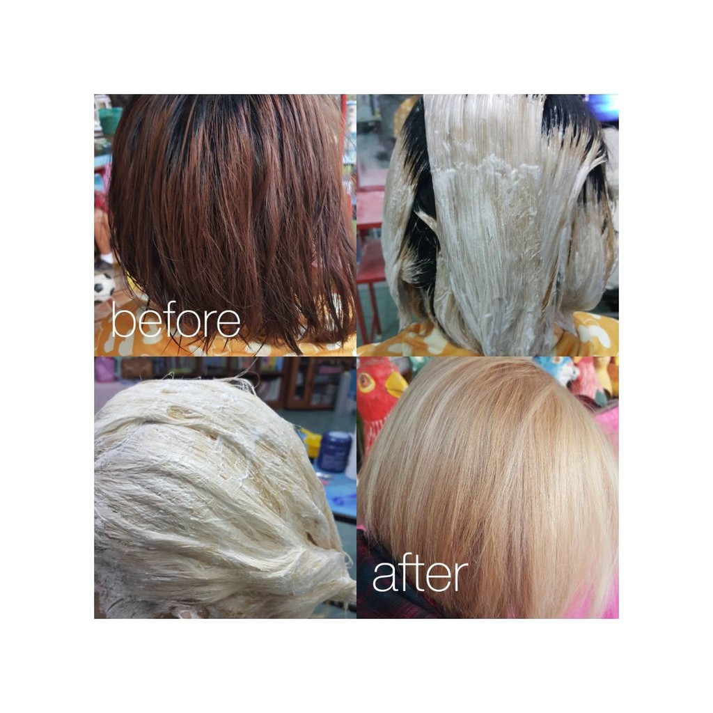 MERCY hair bleaching ชุดฟอกสีผม สูตรถนอมเส้นผม - kyssshop - ThaiPick