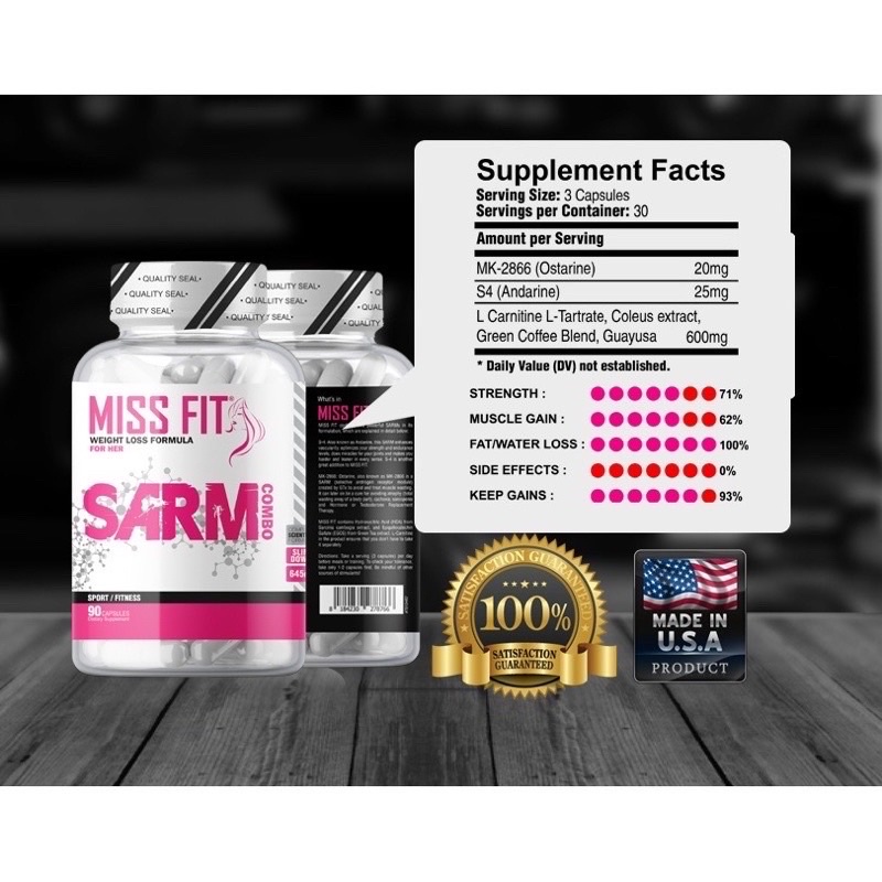 Sarm Combo Miss Fit 645mg 90cap - sarm_combo - ThaiPick