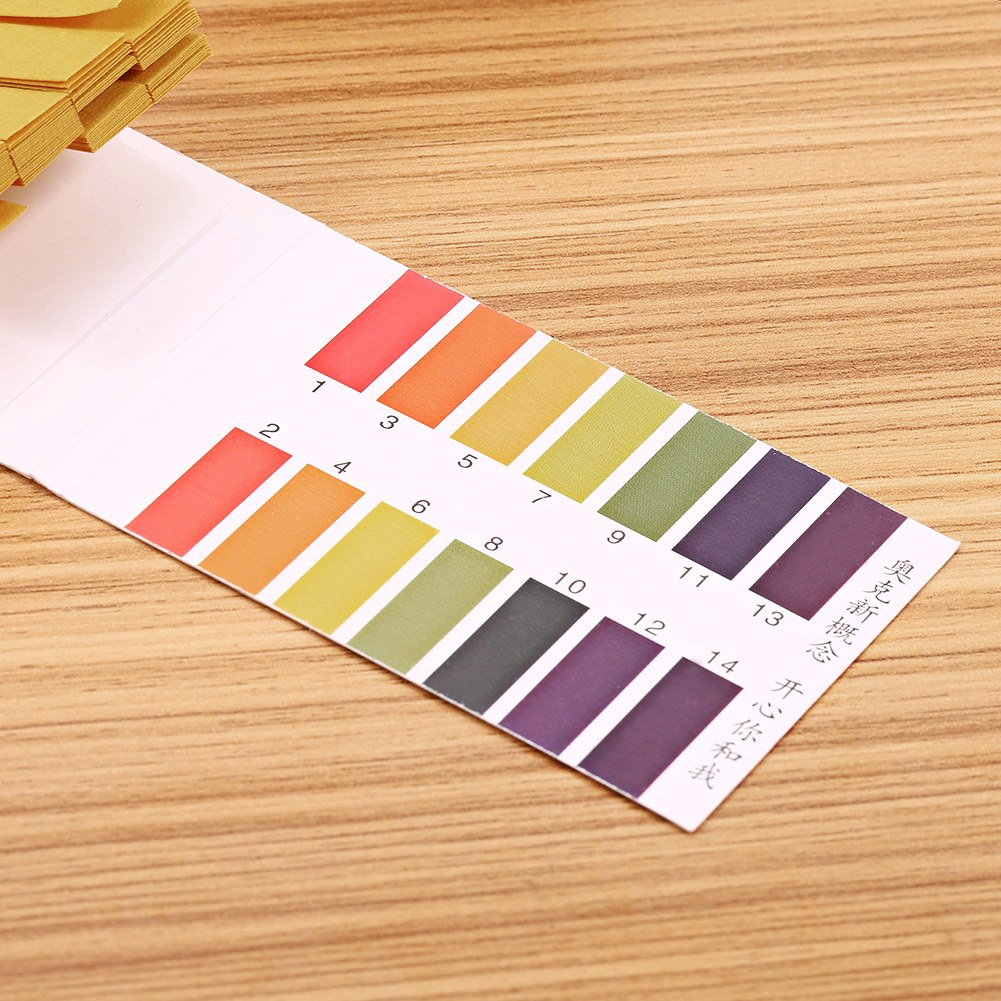 WALRONT 1 Set 80 Strips Full Range pH Alkaline Acid 1-14 Test Paper ...