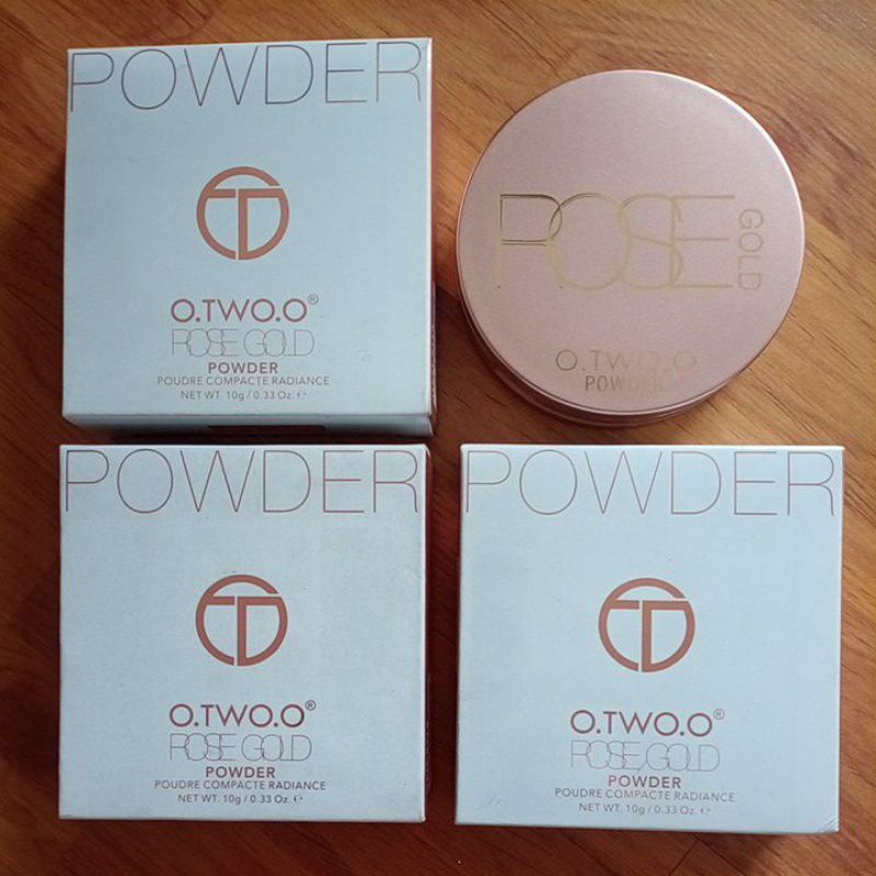 (หมดอายุ08/2022) O.TWO.O Powder Rose Gold Compact Radiance 10 กรัม ...