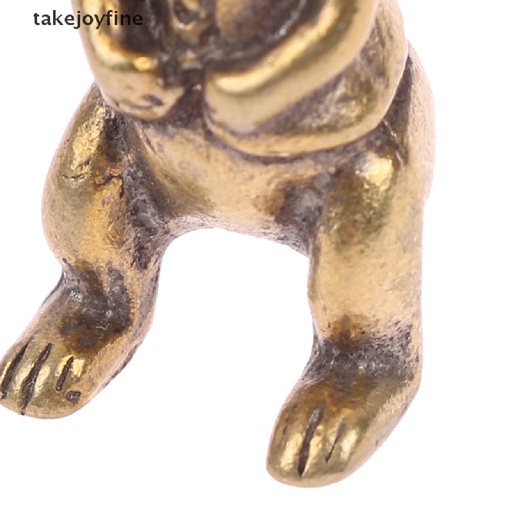 Tfth พวงกุญแจทองเหลือง จี้รูปกระต่ายน่ารัก สไตล์วินเทจ สําหรับแขวนตก ...