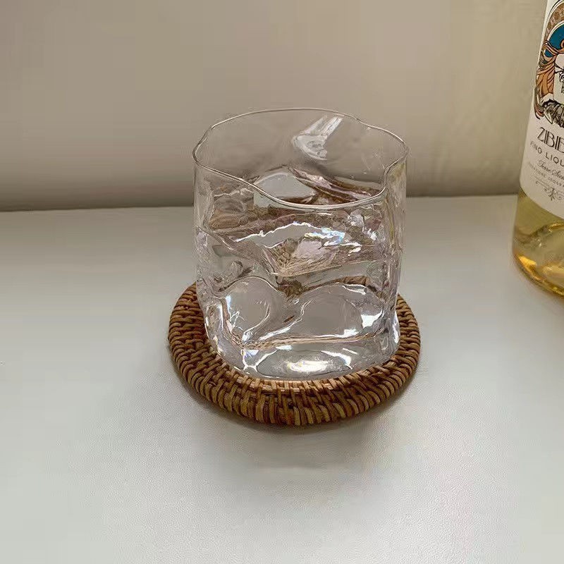 แก้วน้ำแก้วทรงเหลี่ยม Twisting Cup สไตล์ญี่ปุ่นและเกาหลี Twisted Whisky ...