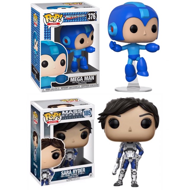 {PRE-ORDER} Funko Pop! Games : Mega Man , Mass Effect Andromeda , Ni No ...