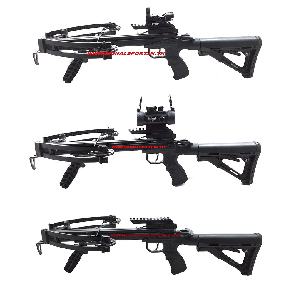MAMBA PLUS CROSSBOW หน้าไม้ด้ามสั้นเร็วที่สุดให้โลก ปรับพานท้ายสั้นยาว ...