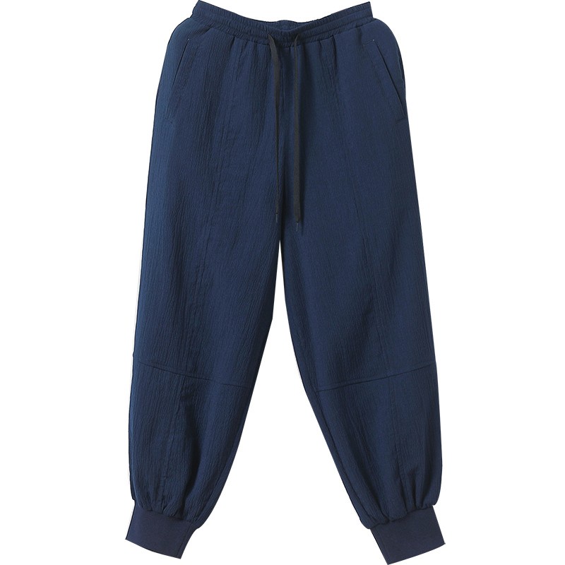 Hot Summer Men39s New Ice Silk Cotton Linen Loose Bloomers Chinese ...