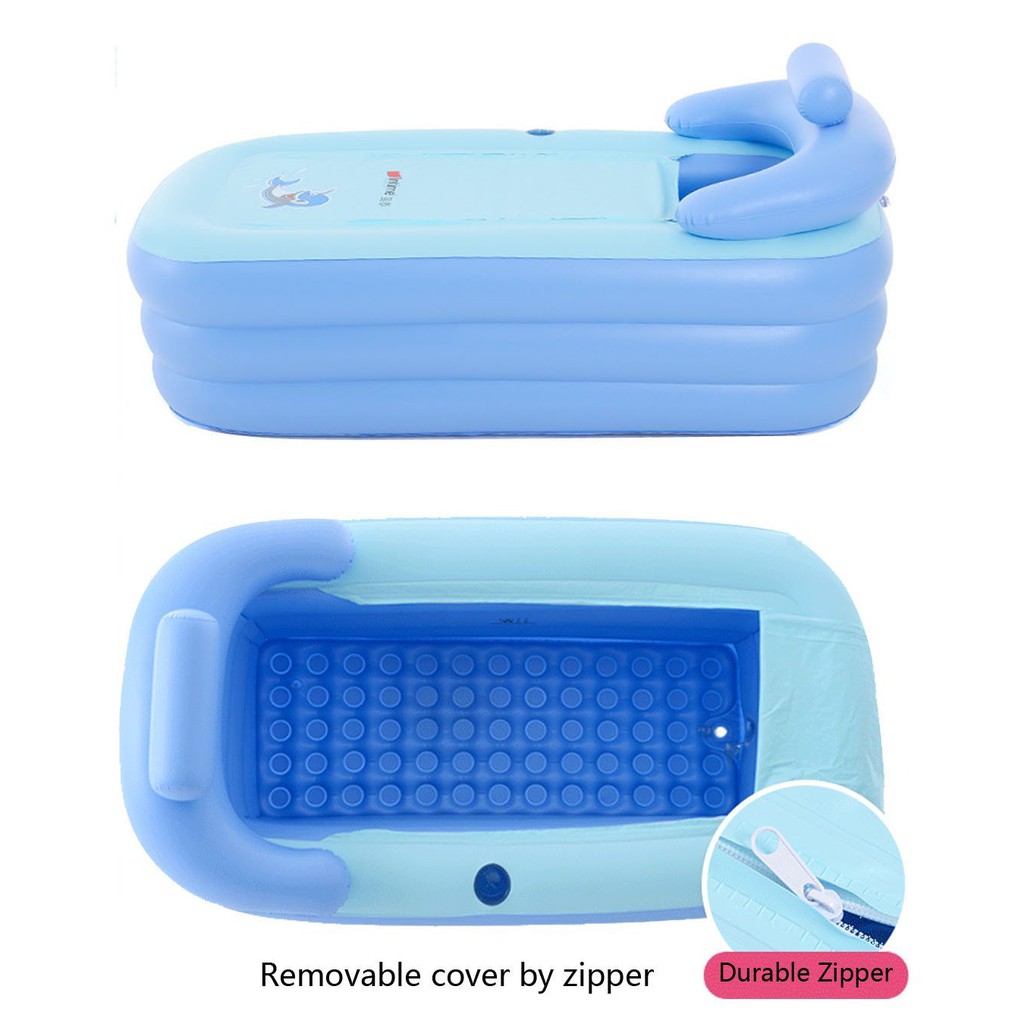 Intime อ่างสปา อ่างเป่าลม อ่างอาบน้ำ ผู้ใหญ่ Spa Bathtub Inflatable - สีฟ้า - float_me_summer ...