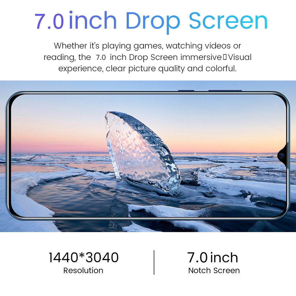 โทรศัพท์มือถือ P41 Pro 16GB+512GB โทรศัพท์มือถือราคาถูก 7.0นิ้วHD ...