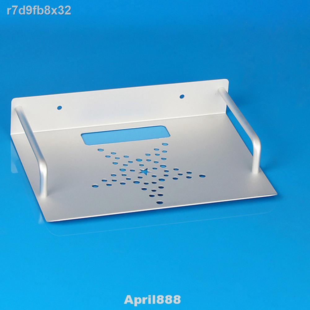 Non Drilling Mini PC DVD Player Router Space Saving Aluminum Holder TV ...