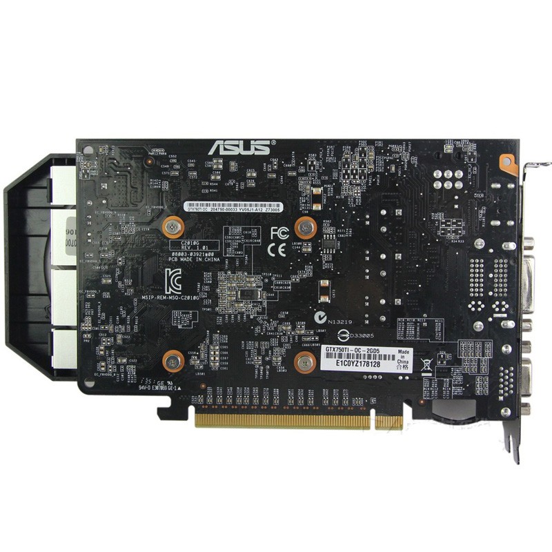 การ์ดจอ ASUS Video Card al GTX 750Ti 2GB 128Bit GD5 Graphics Cards for nVIDIA - n68sg5y2ug ...
