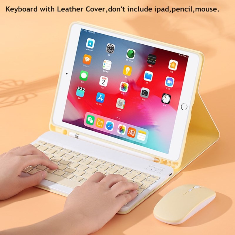♈ iPad Mini 5 Mini4 Smart Wireless Bluetooth Keyboard with Pencil ...